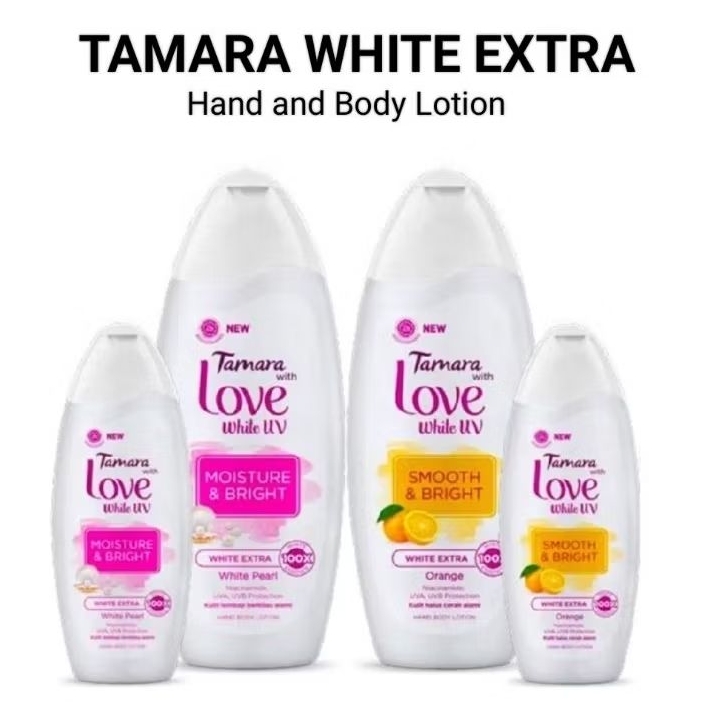 Jual Tamara UV WHITE Hand and Body Lotion extract Mawar | Shopee Indonesia