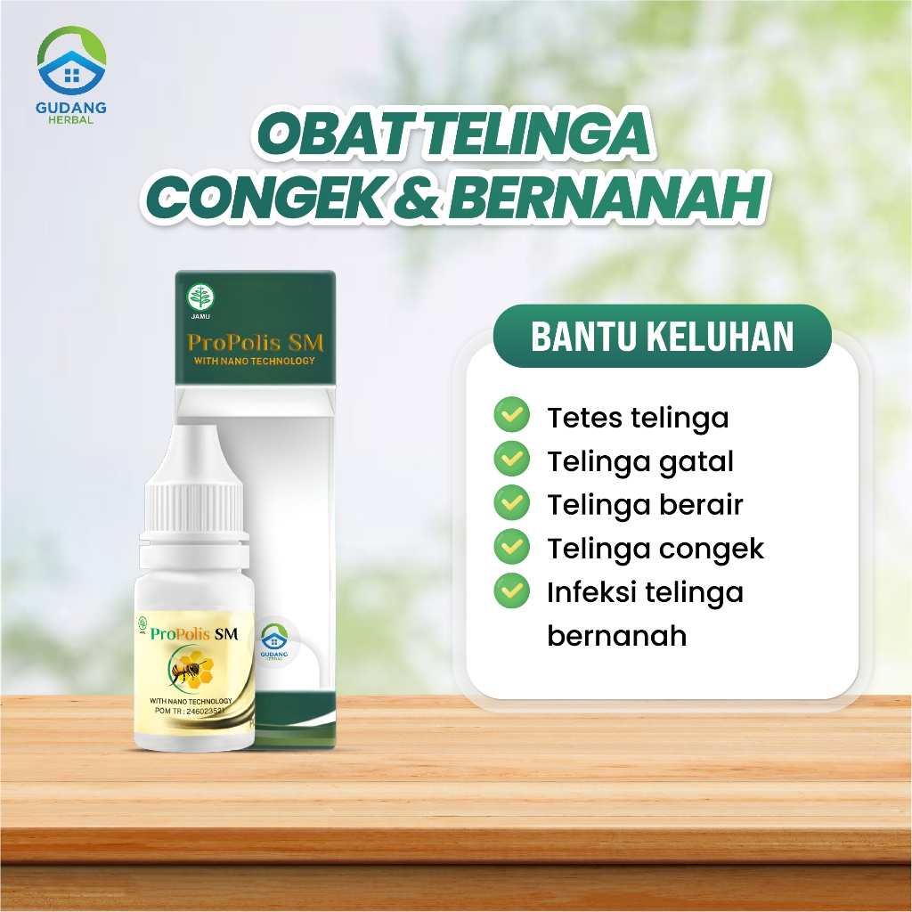 Jual Obat Tetes Telinga Gatal Berair Berdengung Bernanah Bau Congek ...