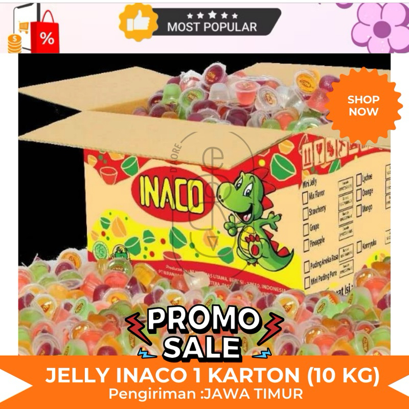 Jual Inaco Mini Jelly Mix Fruit 10 Kilo PROMO!! | Shopee Indonesia