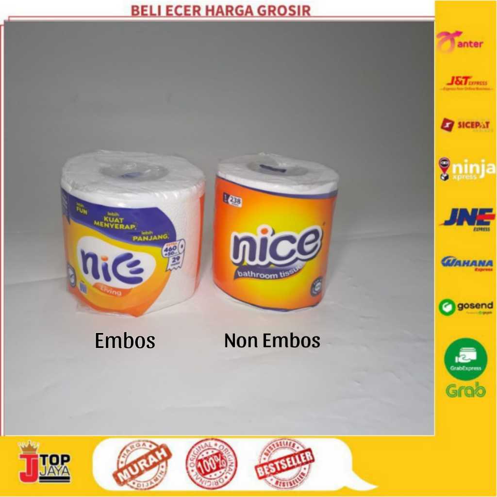 Jual Nice Tissue Roll Bathroom tissue tisu gulung toilet 510 sheets ...