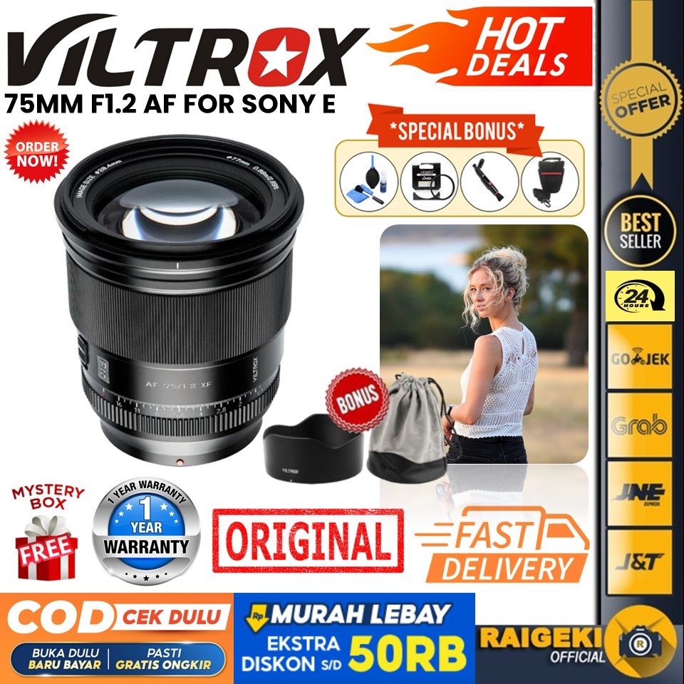 Jual Viltrox Lensa 75mm F1.2 STM AF PRO Prime Lens for Sony E-Mount | Shopee Indonesia