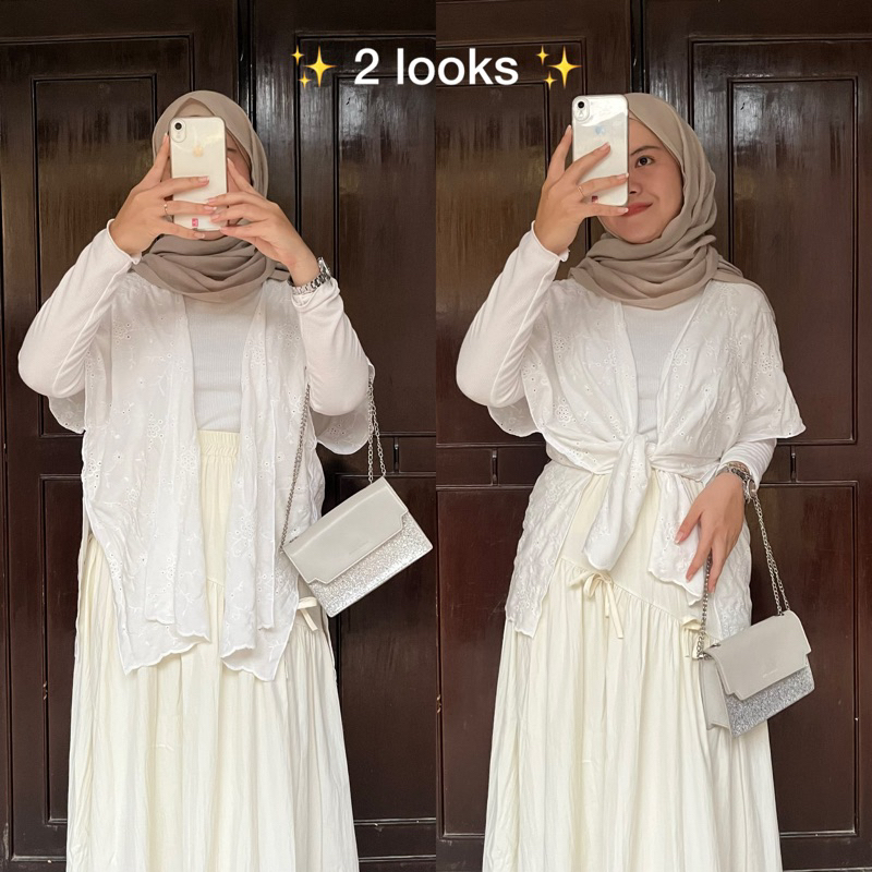 Jual Aruna Outer Bordir-Outer Wanita-Outer Lebaran - Outer Kaftan-baju ...