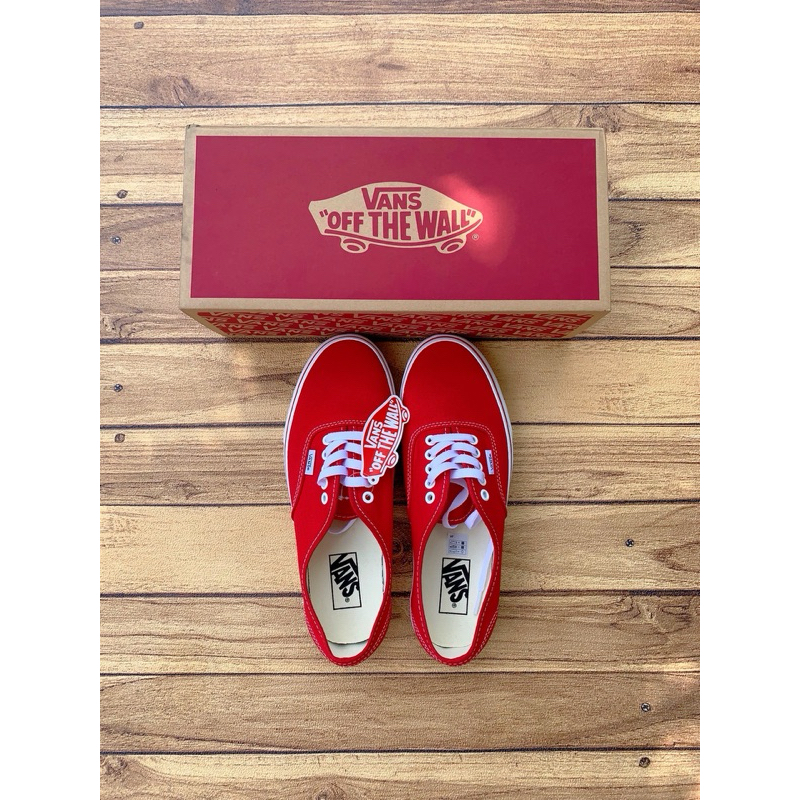 Jual Sepatu Vans Authentic Red | Shopee Indonesia