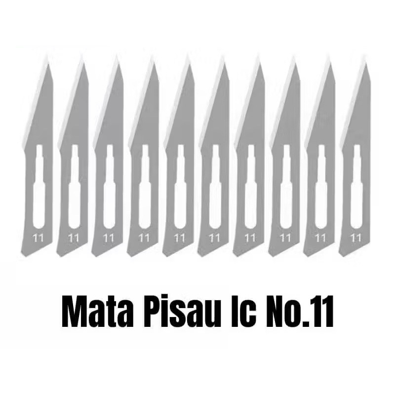 Jual MATA PISAU IC NO 11 PISAU UKIR BEDAH KNIFE | Shopee Indonesia