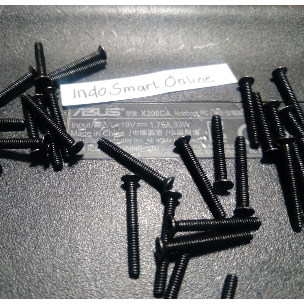 Jual [Baru] Baut panjang Asus X200 X200CA X200M Sekrup casing bawah ...