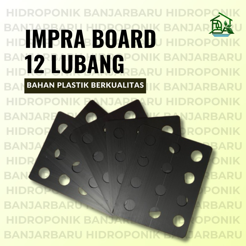 Jual IMPRA BOARD / TUTUP BOX BAKI HIDROPONIK 12 LUBANG | Shopee Indonesia