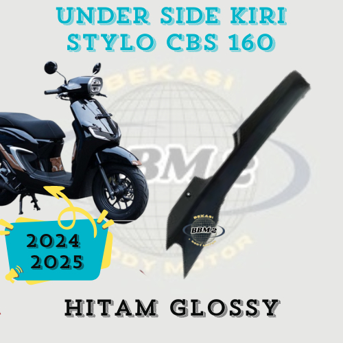 Jual Cover Under Side Sirip Bawah KIRI Stylo 160 K3V 2024 2025 Hitam ...