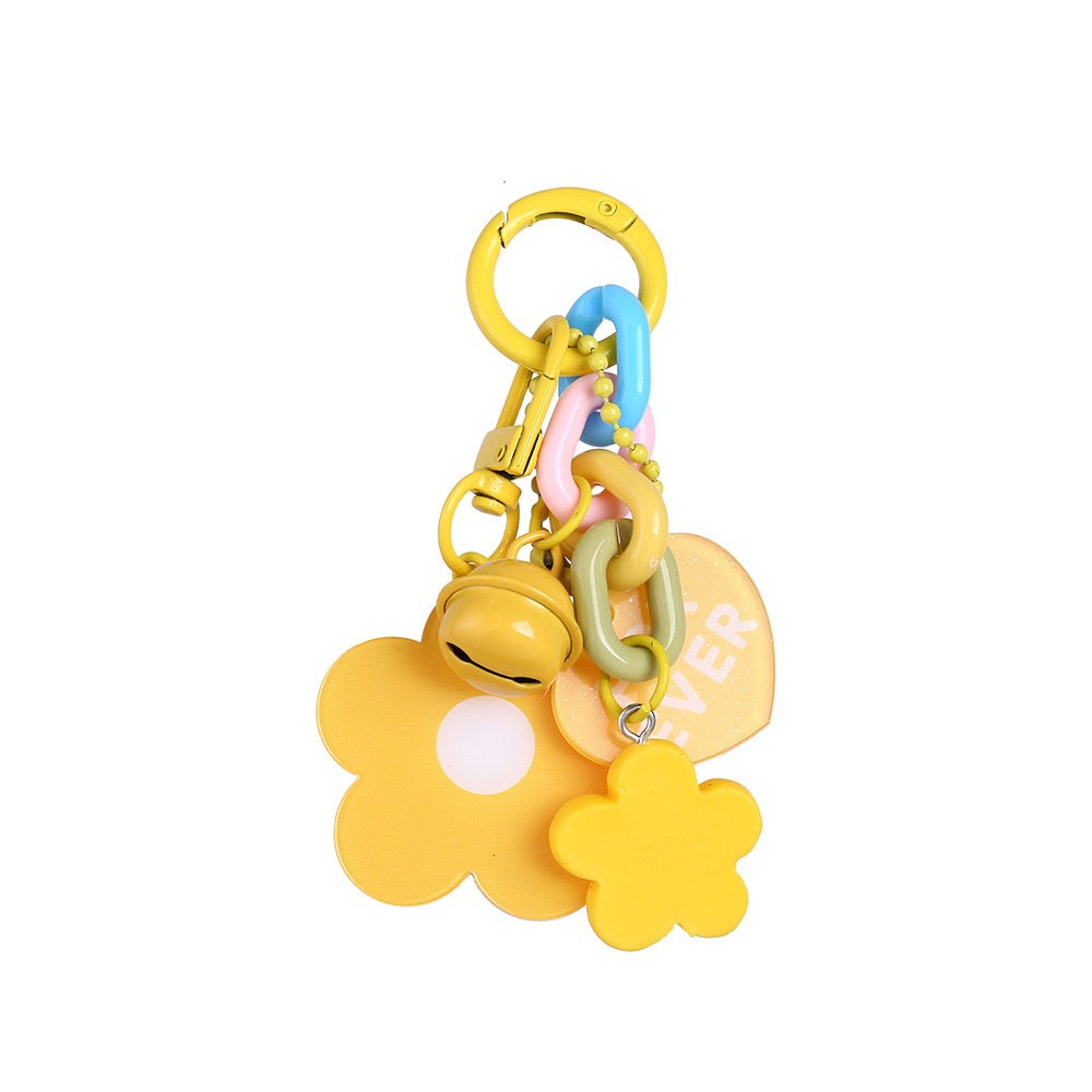 Jual Gantungan Kunci Lucu Gantungan Tas Bunga Rantai Love Key chain ...
