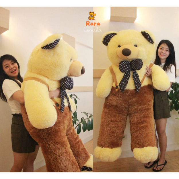 Jual Boneka Jumbo Teddy Bear Jojon 1,6 Meter SNI Beruang Teddy Bear ...