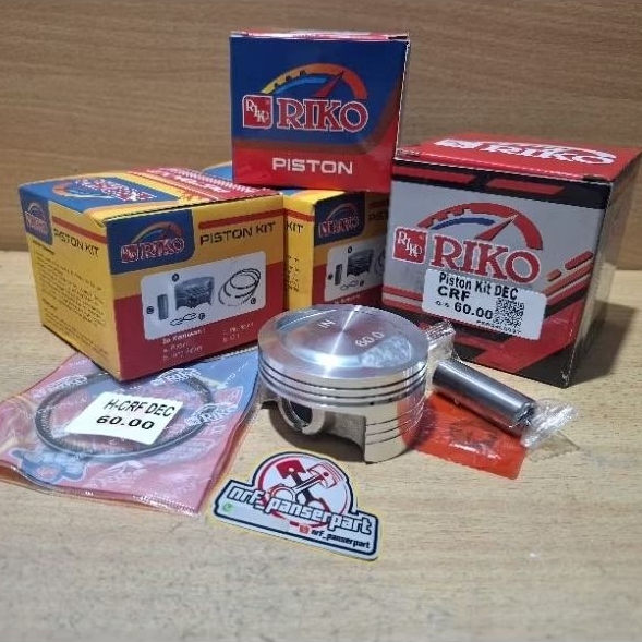 Jual PISTON KIT/SEHER SET RING XXB DOM/JENONG BORE UP PEN 14 MM 58/58,5 ...