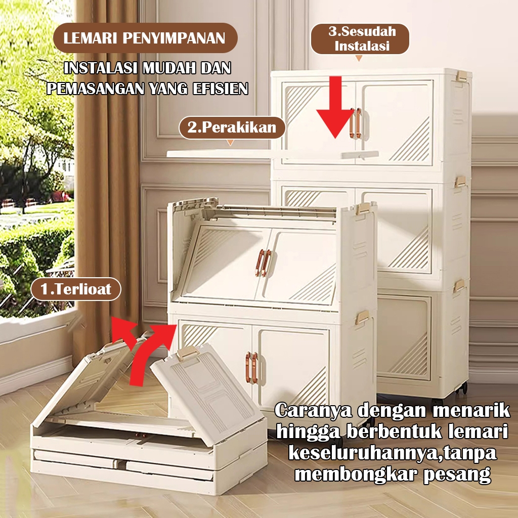 Jual Lemari Plastik Serbaguna Dapat Menyimpan Rak Makanan lemari rak ...