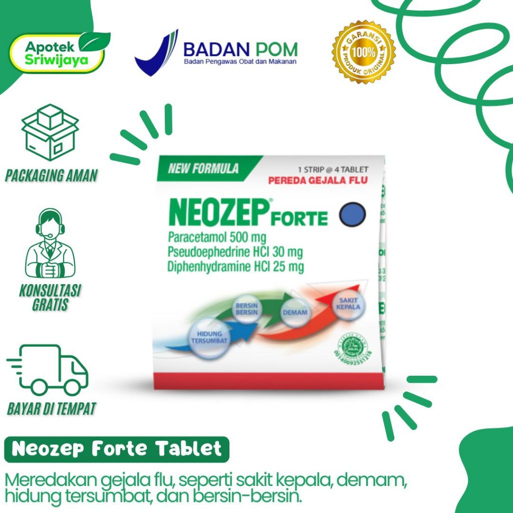 Jual Neozep Forte Tablet | Shopee Indonesia