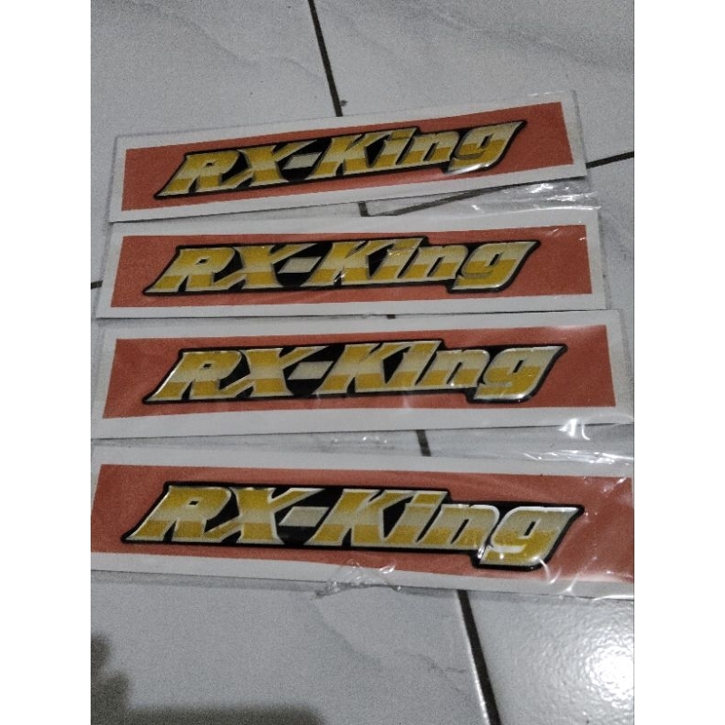 Jual EMBLEM TANGKI STIKER TANGKI RX KING TAHUN 2001_2002 ORIGINAL ...