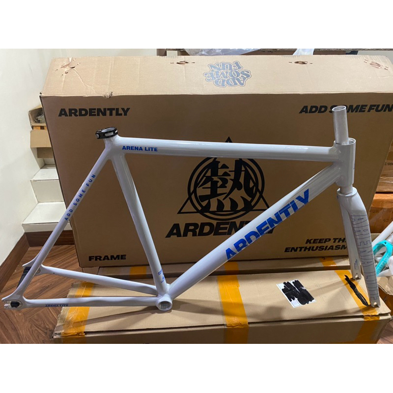 Jual Frameset Sepeda Fixie Ardently Arena Lite Warna Putih Bahan ...