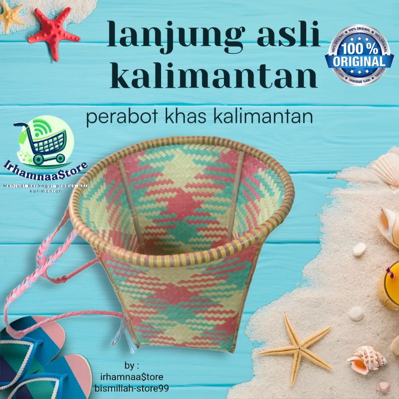Jual lanjung tas asli kalimantan | Shopee Indonesia