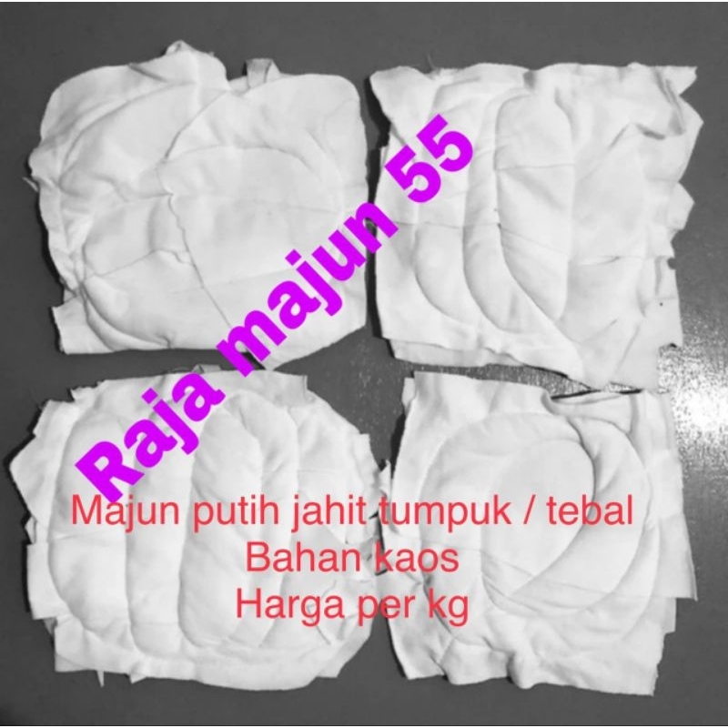 Jual KAIN LAP MAJUN PUTIH JAHIT TEBAL KILOAN ( Jp ) | Shopee Indonesia