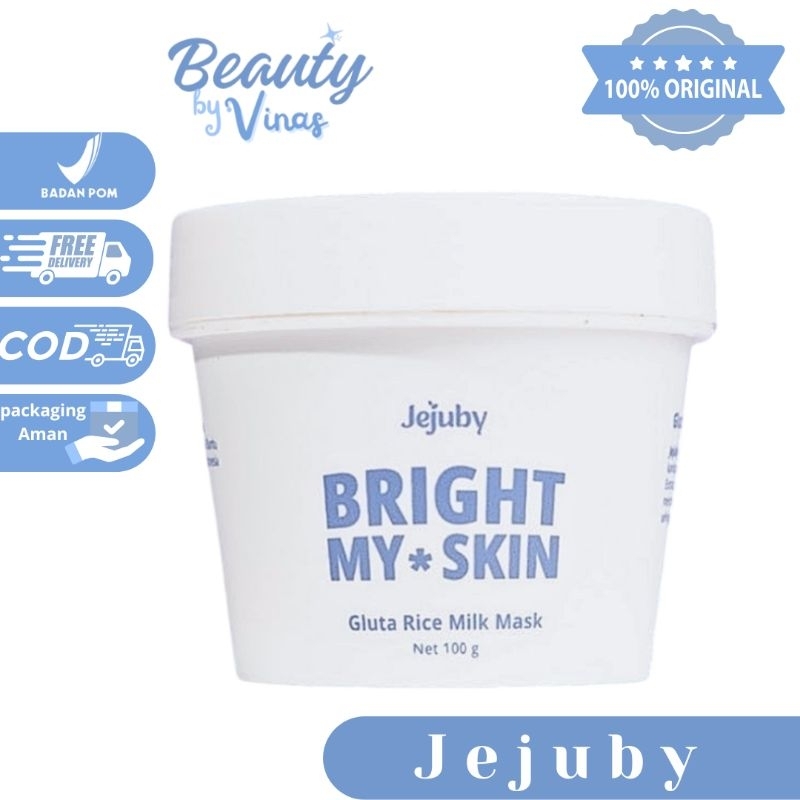 Jual JEJUBY-Gluta Rice Milk Mask 2in1 Bleaching & sleeping Body Mask ...