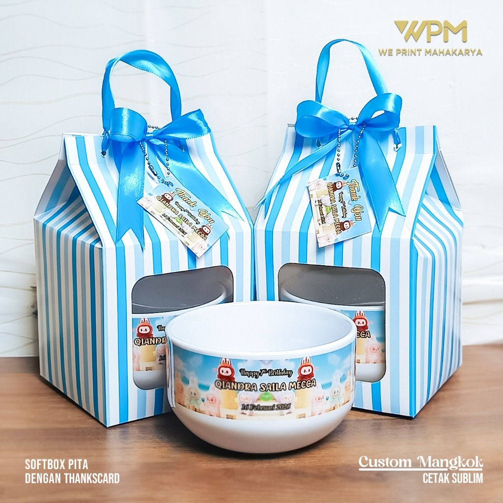 Jual mangkok custom n packing box or tile | Shopee Indonesia