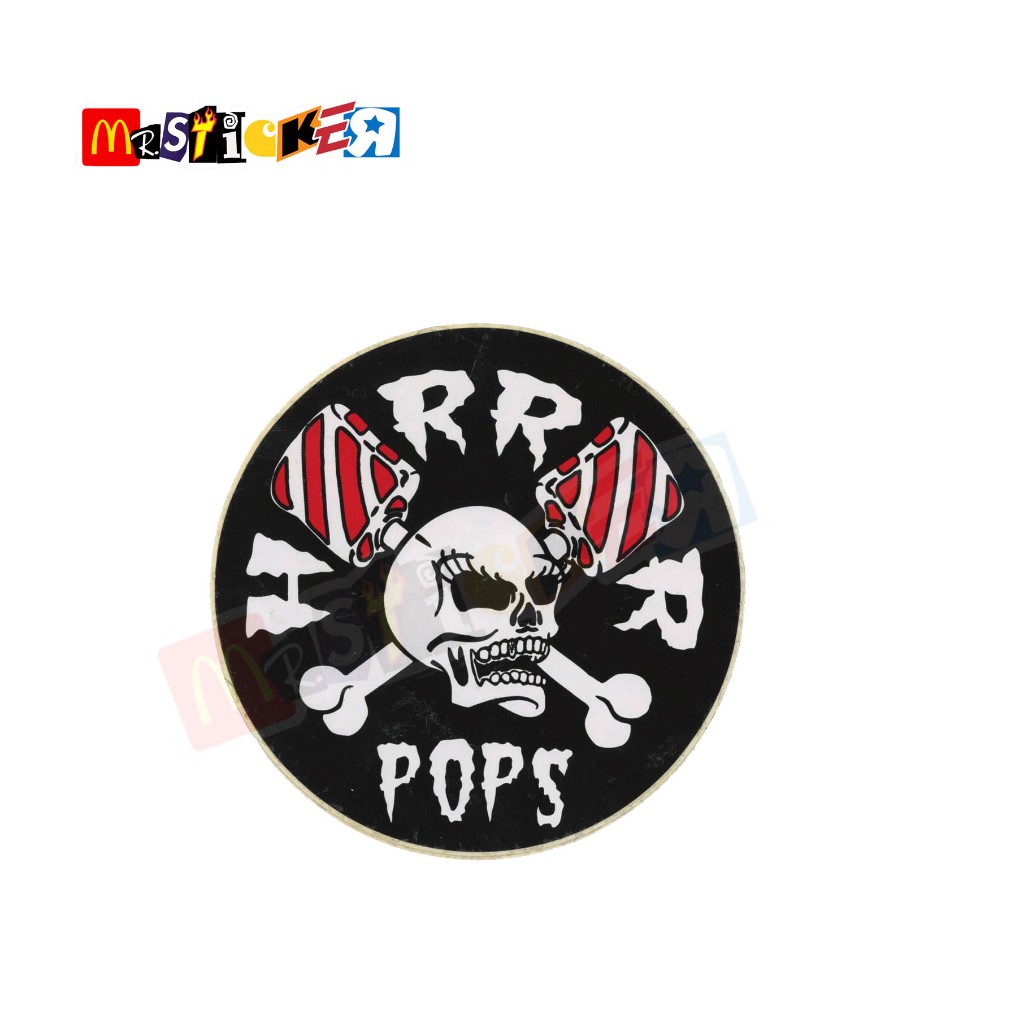 Jual sticker band HorrorPops logo rounded stiker psychobilly rockabilly punk rock | Shopee Indonesia