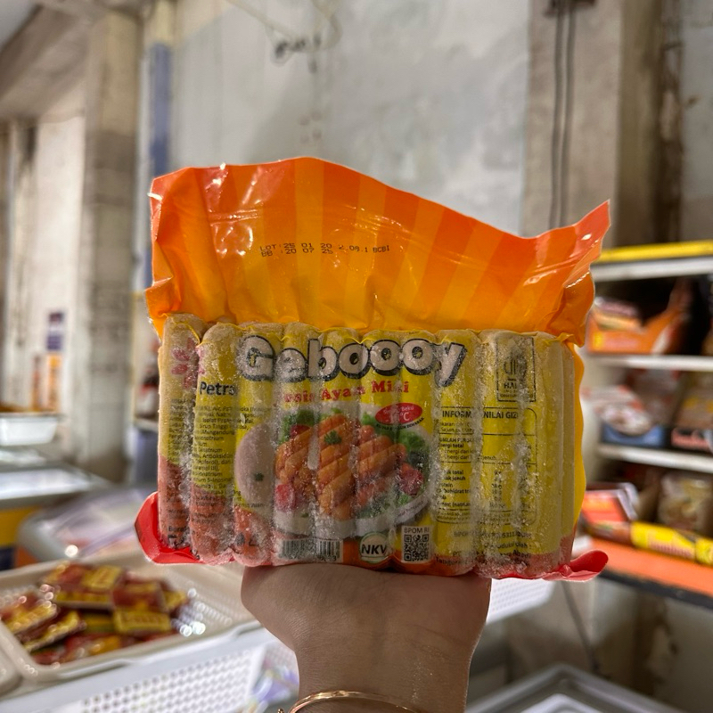 Jual GEBOY sosis coklat mini 500 (30pcs) | Shopee Indonesia