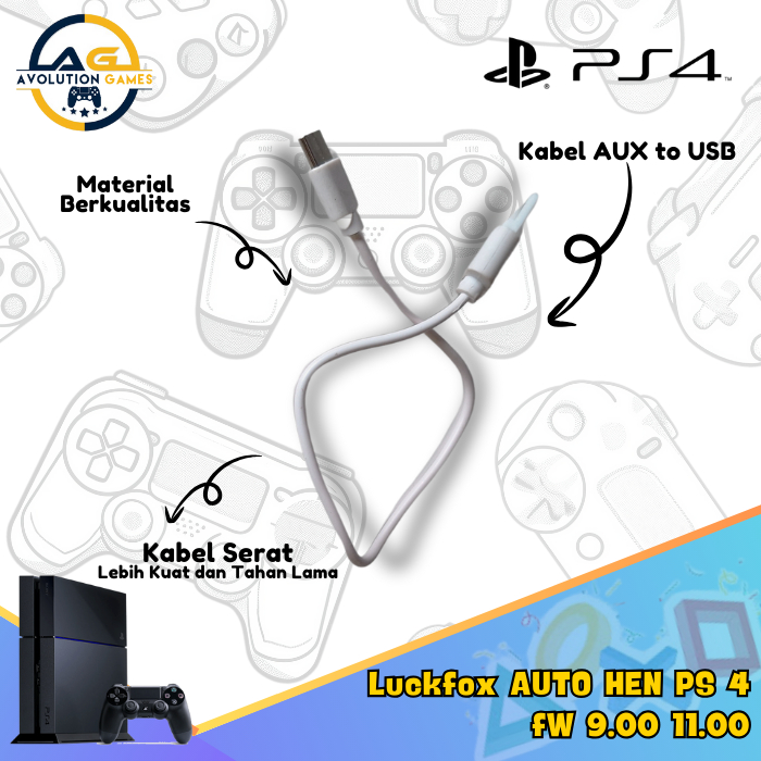 Jual Kabel AUX to USB untuk Luckfox Auto HEN Casing Luckfox PS4 ...