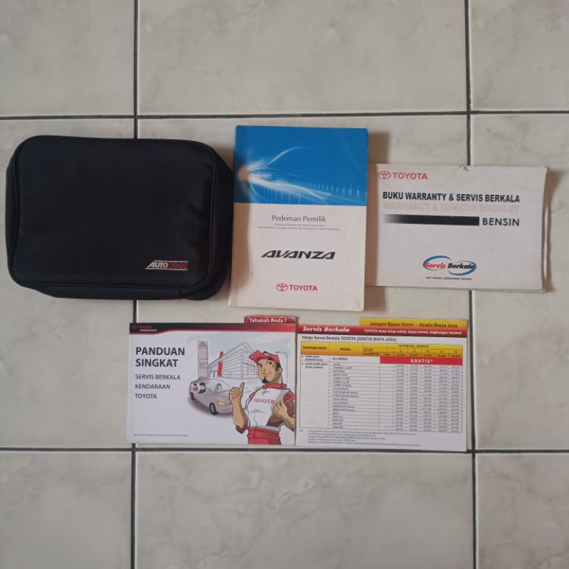 Jual Buku pedoman pemilik/Buku warranty & servis berkala/Manual Book Toyota Avanza Veloz 2011 ...