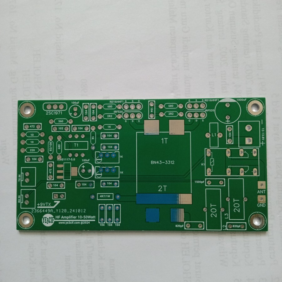 Jual PCB HF Linear Amplifier Mono band phushpull | Shopee Indonesia