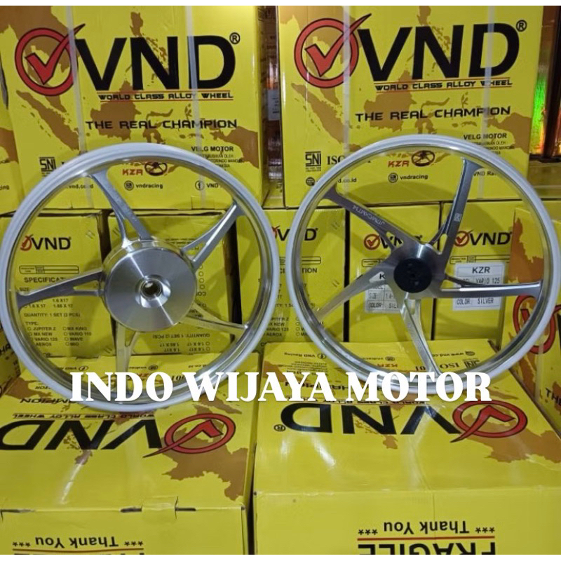 Jual VELG VND RACING KZR 140x17 160x17 VARIO 125/150 BEAT SCOOPY SPACY GENIO VARIO 110 125 150 ...