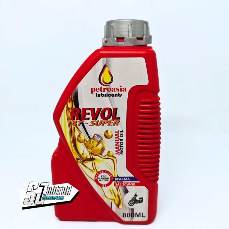 Jual Oli Mesin REVOL 4T SUPER Petroasia 20W-50 Oli Manual dan Metic ...