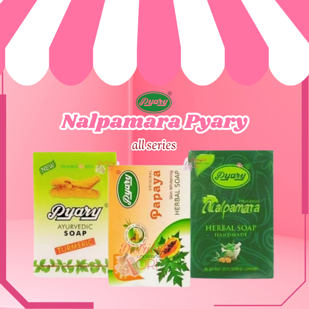 Jual PYARY TURMERIC | PAPAYA | NALPAMARA | SOAP 75GR | Shopee Indonesia