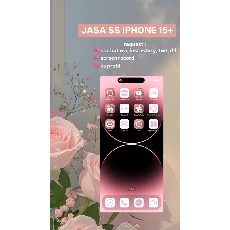 Jual Jasa SS iPhone 15+ Dynamic Island | Shopee Indonesia