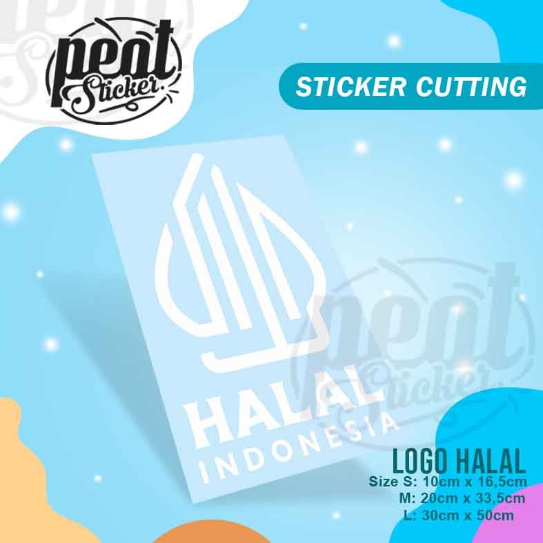 Jual Stiker Logo HALAL INDONESIA Kaca Dinding Resto Cafe Sticker ...
