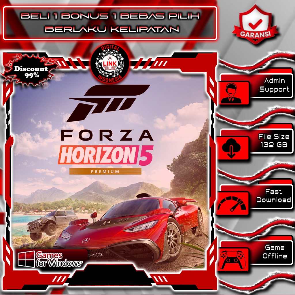 Jual Forza Horizon 5 Premium Edition | Game PC - Game Laptop | Shopee ...