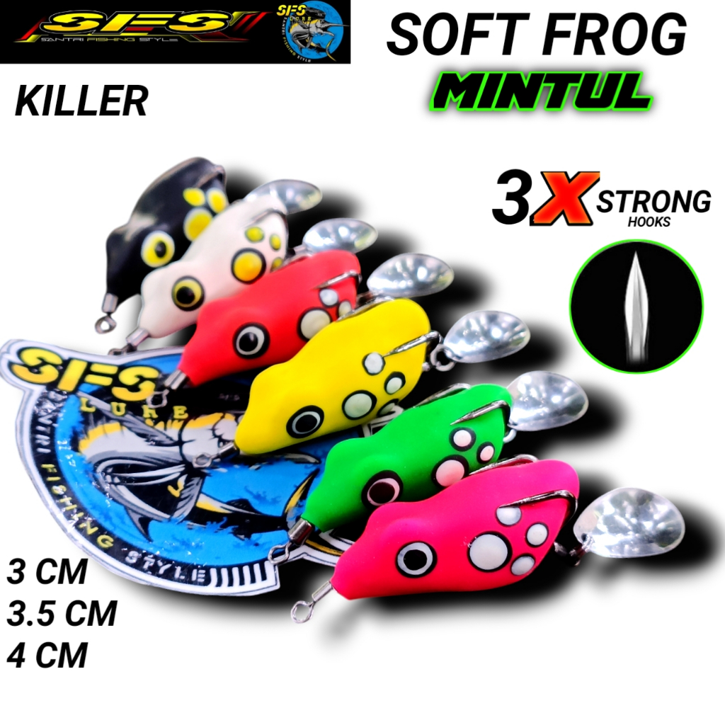 Jual Soft frog mintul soft frog killer sof rog umpan gabus toman soft ...