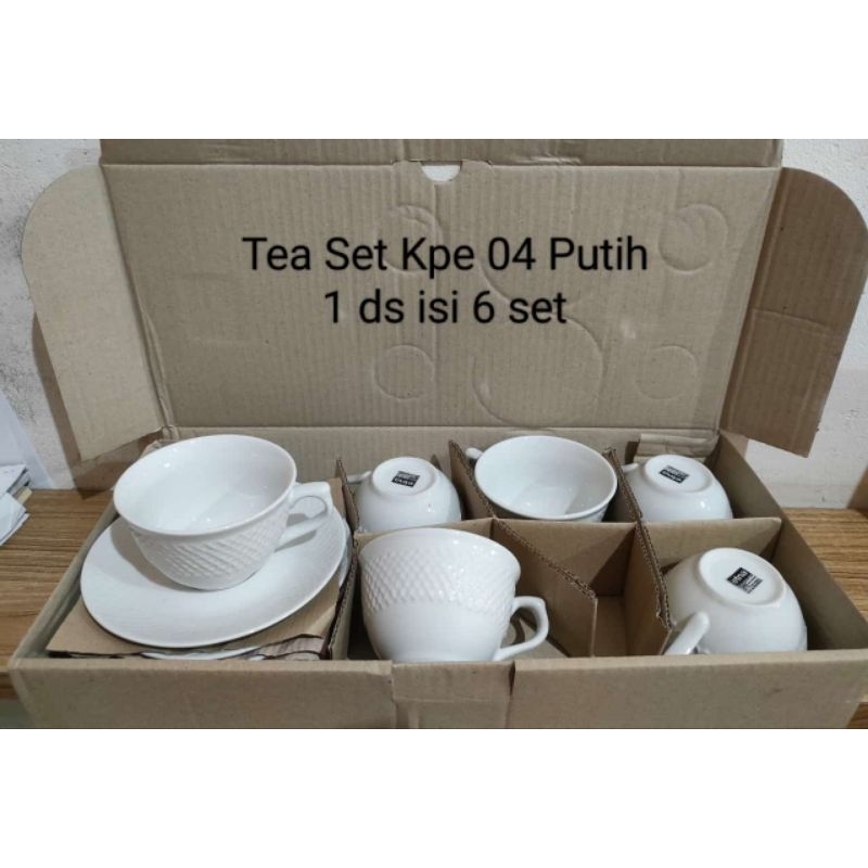 Jual TEA SET KPE PUTIH MEWAH SET | Shopee Indonesia