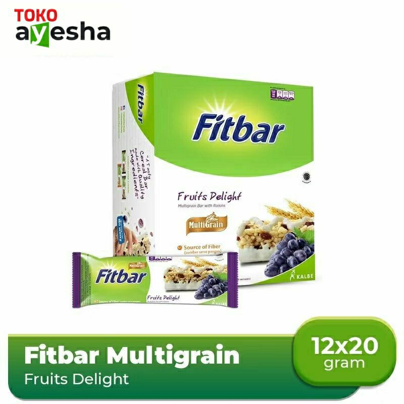 Jual Fitbar Fruits Delight 20 gr (12 bar/Box) | Shopee Indonesia