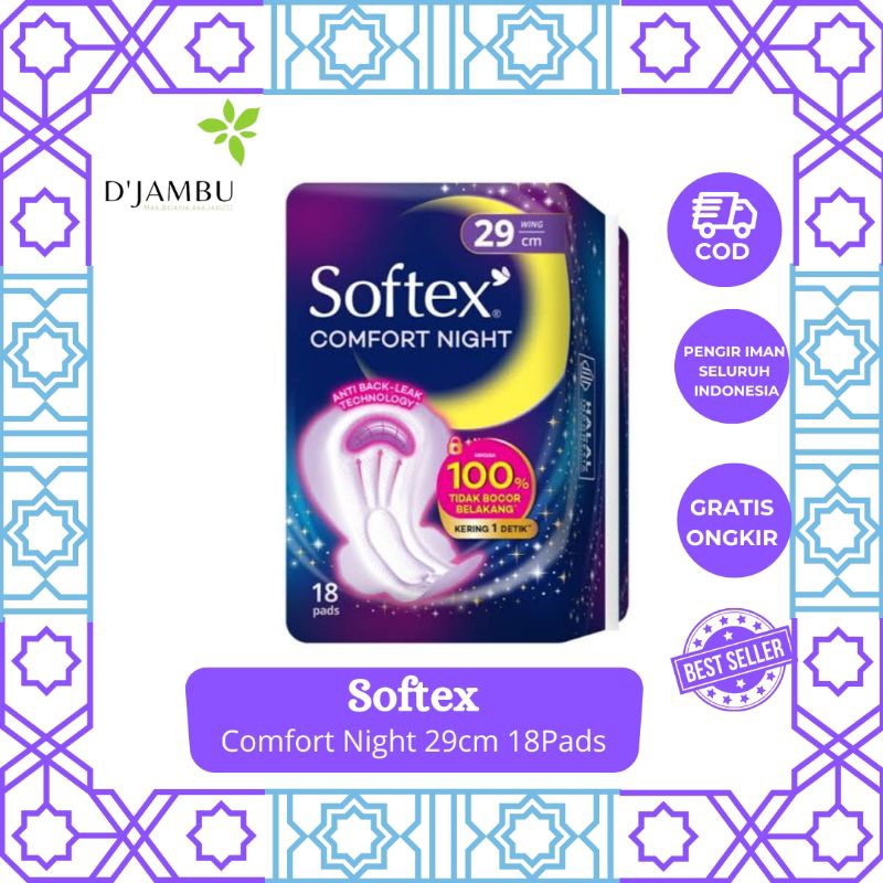 Jual Softex Comfort Night 29cm isi 18Pads | Shopee Indonesia