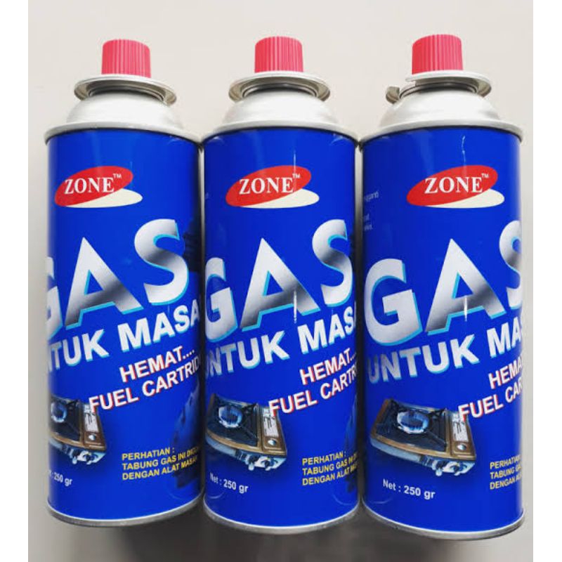 Jual gas portable zone gas 250 gram/zone gas portable/gas portable ...