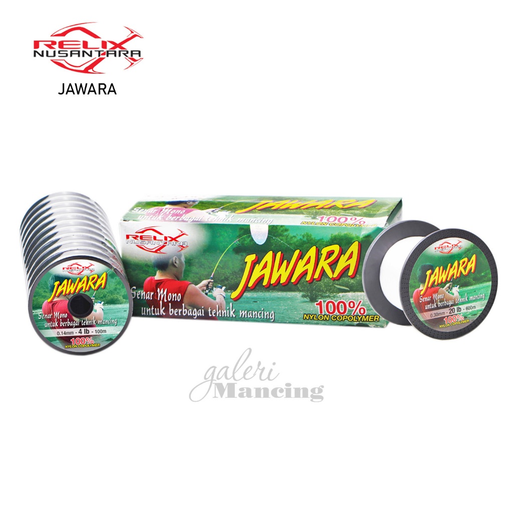 Jual SENAR PANCING NYLON JAWARA RELIX NUSANTARA CLEAR | CONNECTING 100 ...