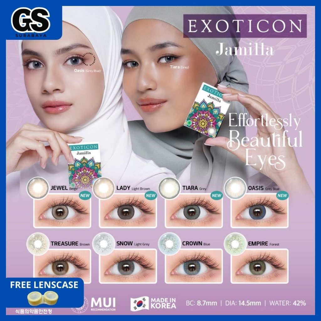 Jual SOFTLENS X2 JAMILLA 14,5MM NORMAL & MINUS (-0.50 S/D -6.00) BY X2 ...