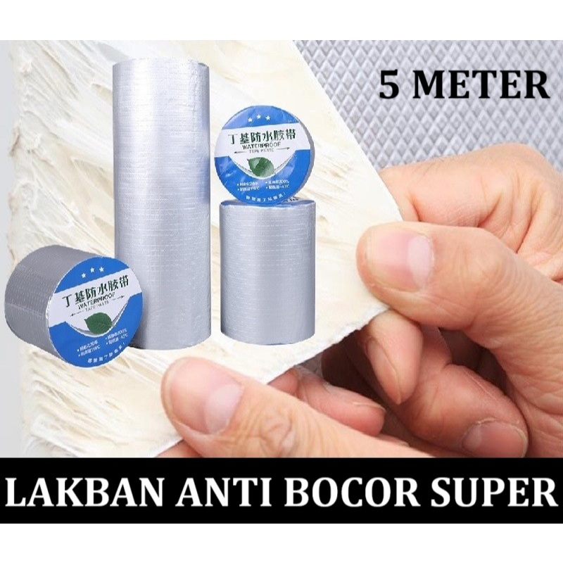 Jual Tape Lakban Lem Anti bocor Aluminium foil tahan anti air panas dingin suhu cuaca awetsuper ...