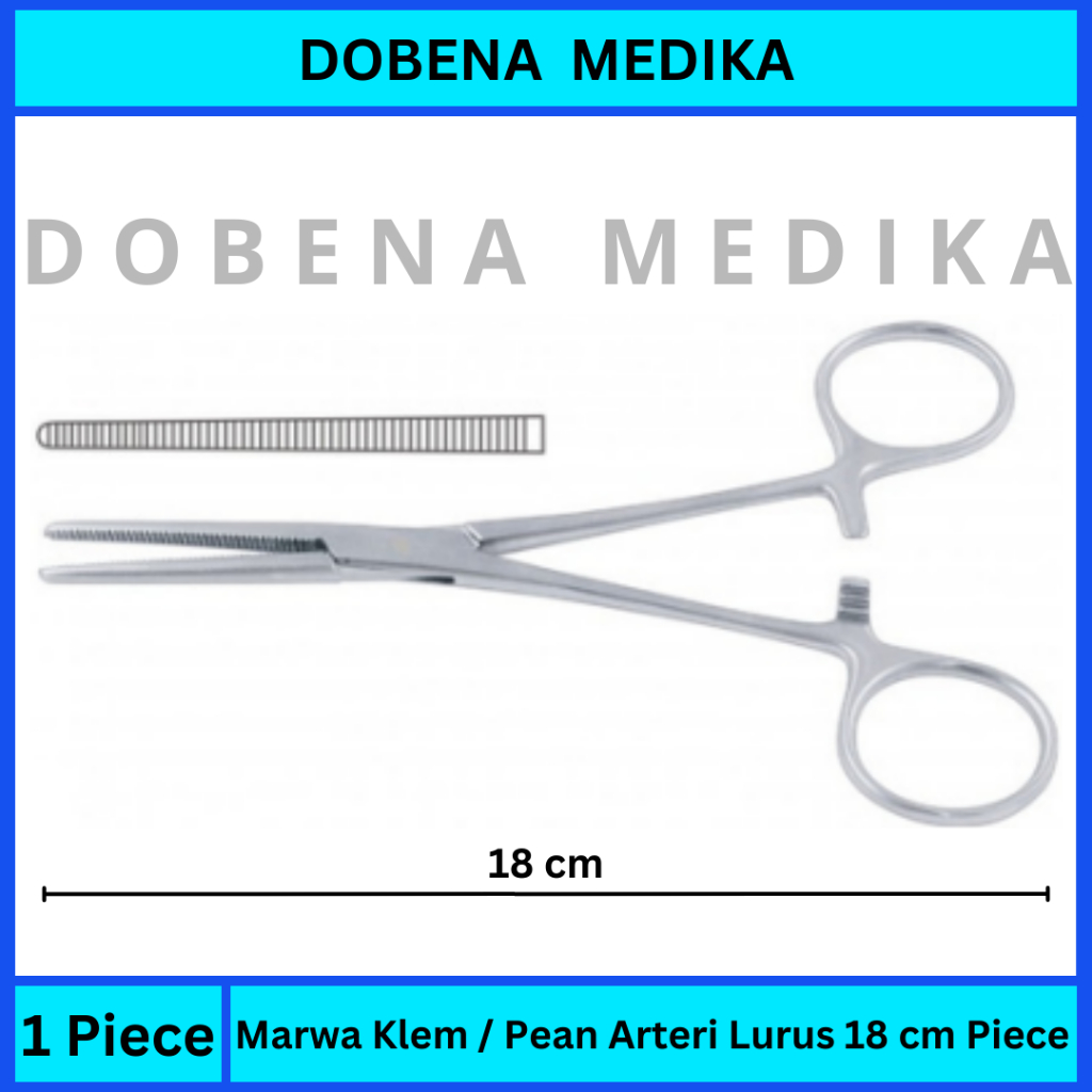 Jual Marwa Klem Medis Pean Arteri Lurus 18 cm | Shopee Indonesia