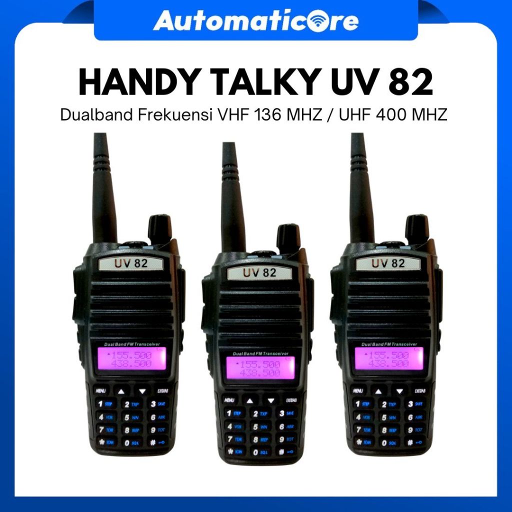 Jual Handy Talky UV-82 UV 82 Dual Band VHF UHF 400 128 Channel Walkie Talkie | Shopee Indonesia
