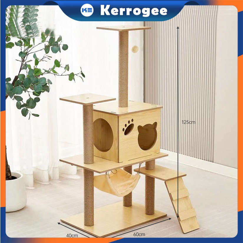 Jual Cat Tree Tower Premium Rumah Condo Rumah Box Kotak Dan Kucing ...