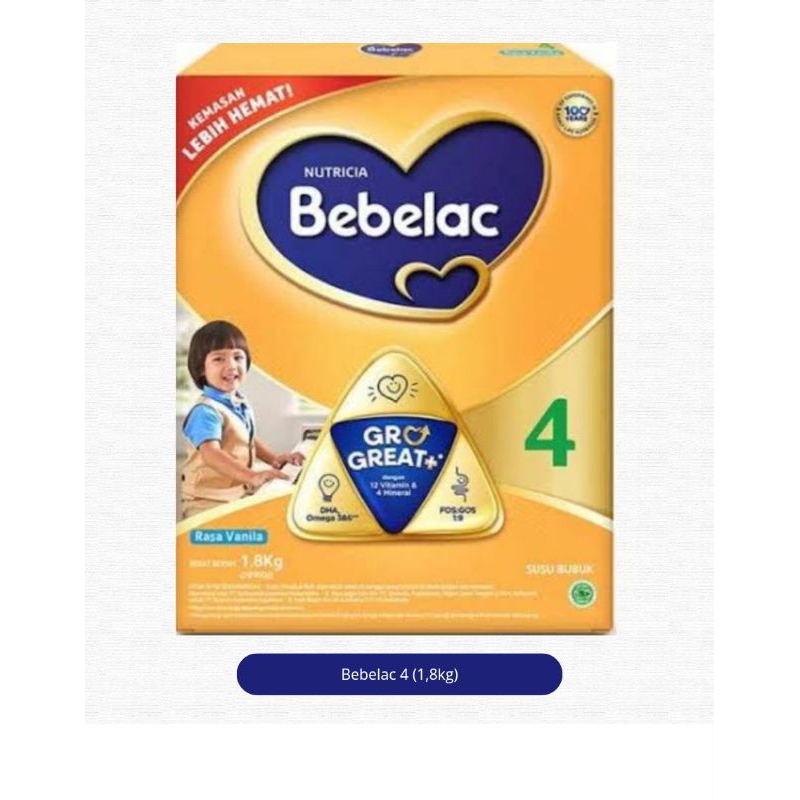 Jual Bebelac 4 (1800g) | Shopee Indonesia