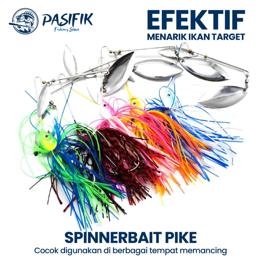 Jual Umpan Casting Spinner Bait Pisau Ganda 17G Umpan Spinner Pisau ...