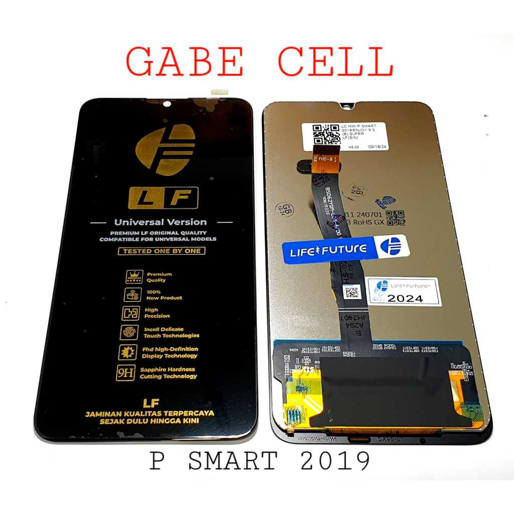 Jual LCD P SMART 2019/ENJOY 9S/POT-LX1/POT-LX1AF BLACK FULLSET ...