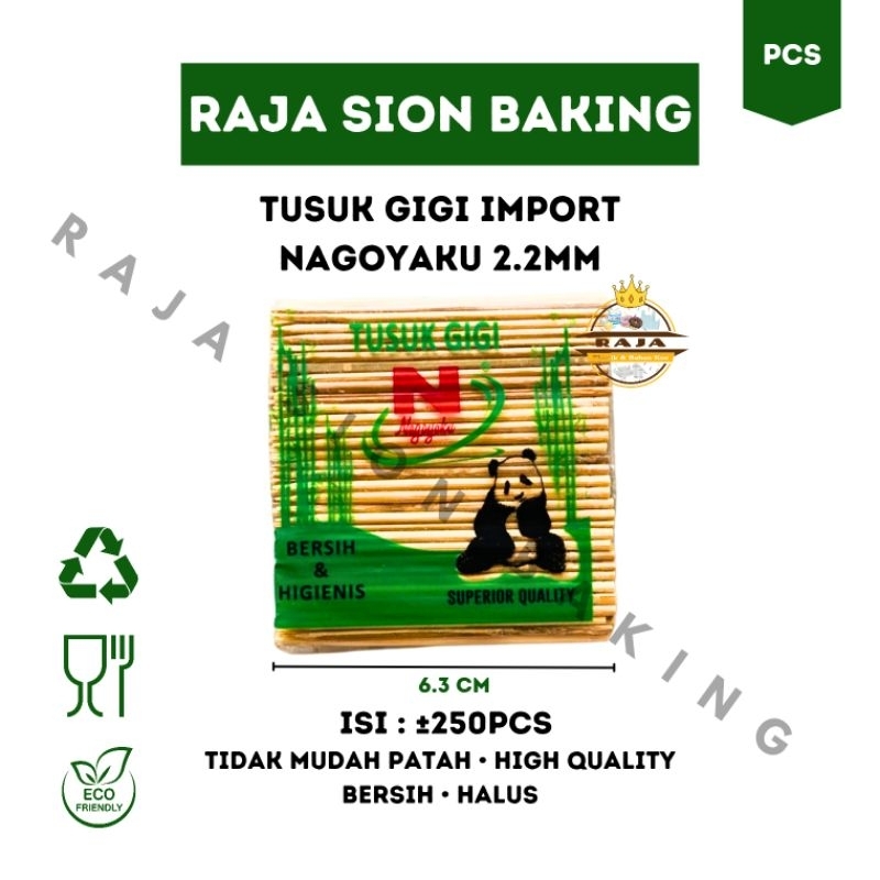 Jual ( BKS ) Tusuk Gigi Bambu Nagoyaku 2.2 MM | Shopee Indonesia