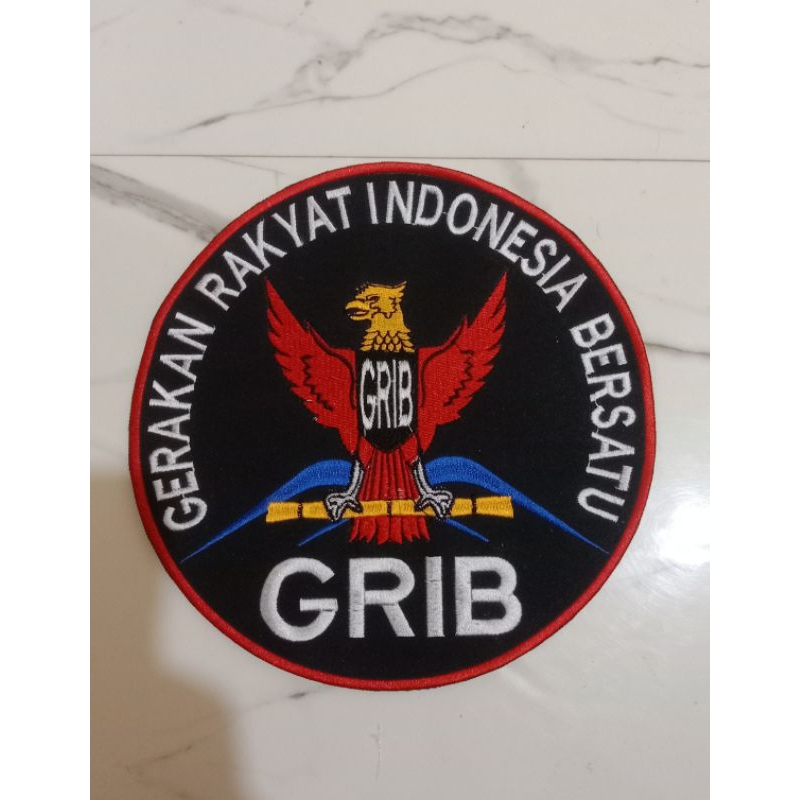 Jual LOGO BORDIR GRIB JAYA UNTUK DI BELAKANG | Shopee Indonesia