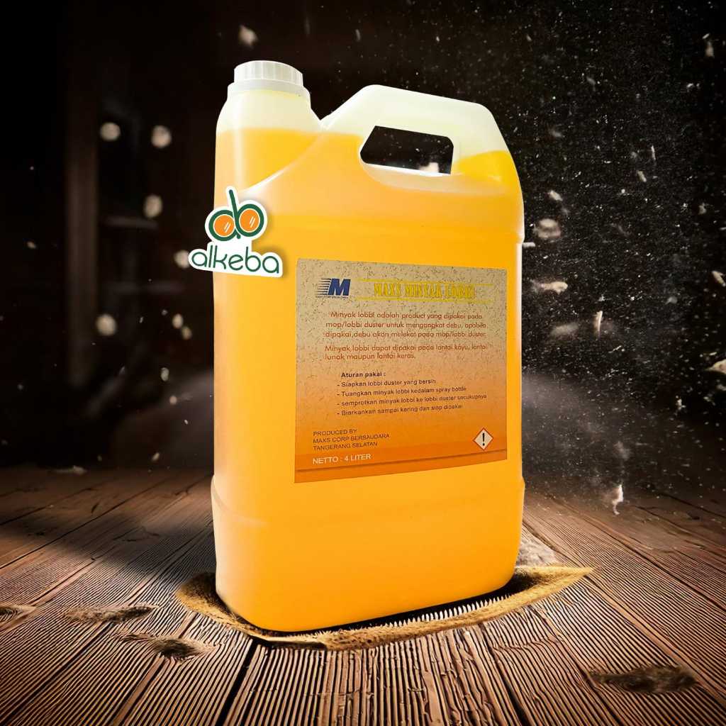 Jual MAXS Minyak Lobby / Dust Cleaner Penjebak Debu 4 Liter | Shopee ...